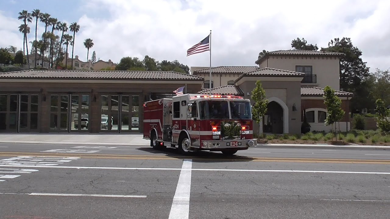 *NEW STATION!* OCFA Engine 24 Responding - YouTube