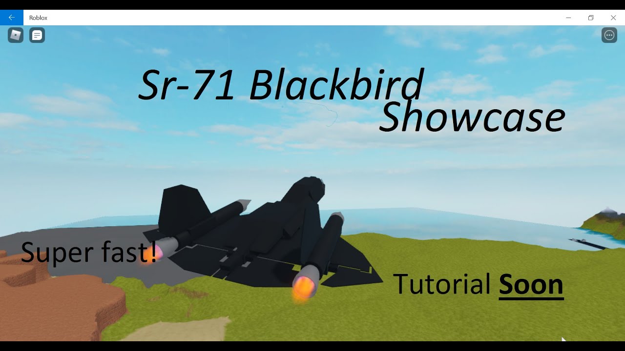 Sr-71 Blackbird Showcase | Roblox (Plane crazy) - YouTube