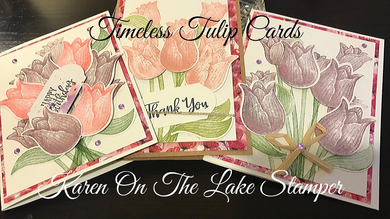 Timeless Tulip Cards - YouTube