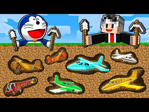 GÜROL VS TOMBİŞ UÇAK MADENİ YARIŞI - Minecraft