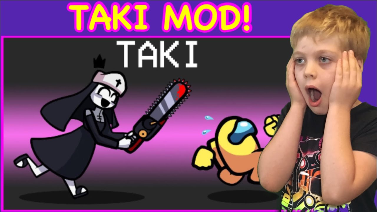 TAKI Mod in Among Us by GameToons Gaming - REACTION! - YouTube
