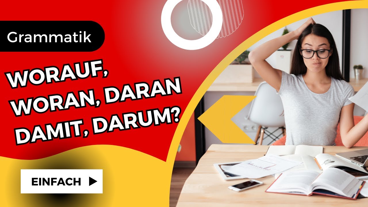 PRONOMINALADVERBIEN einfach erklärt mit Übungen: Perfekte Klarheit in ...