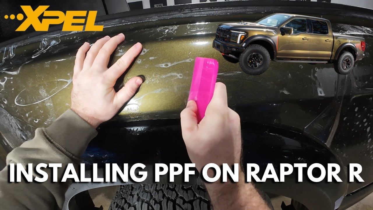 Installing XPEL Paint Protection Film on a Ford Raptor R - YouTube
