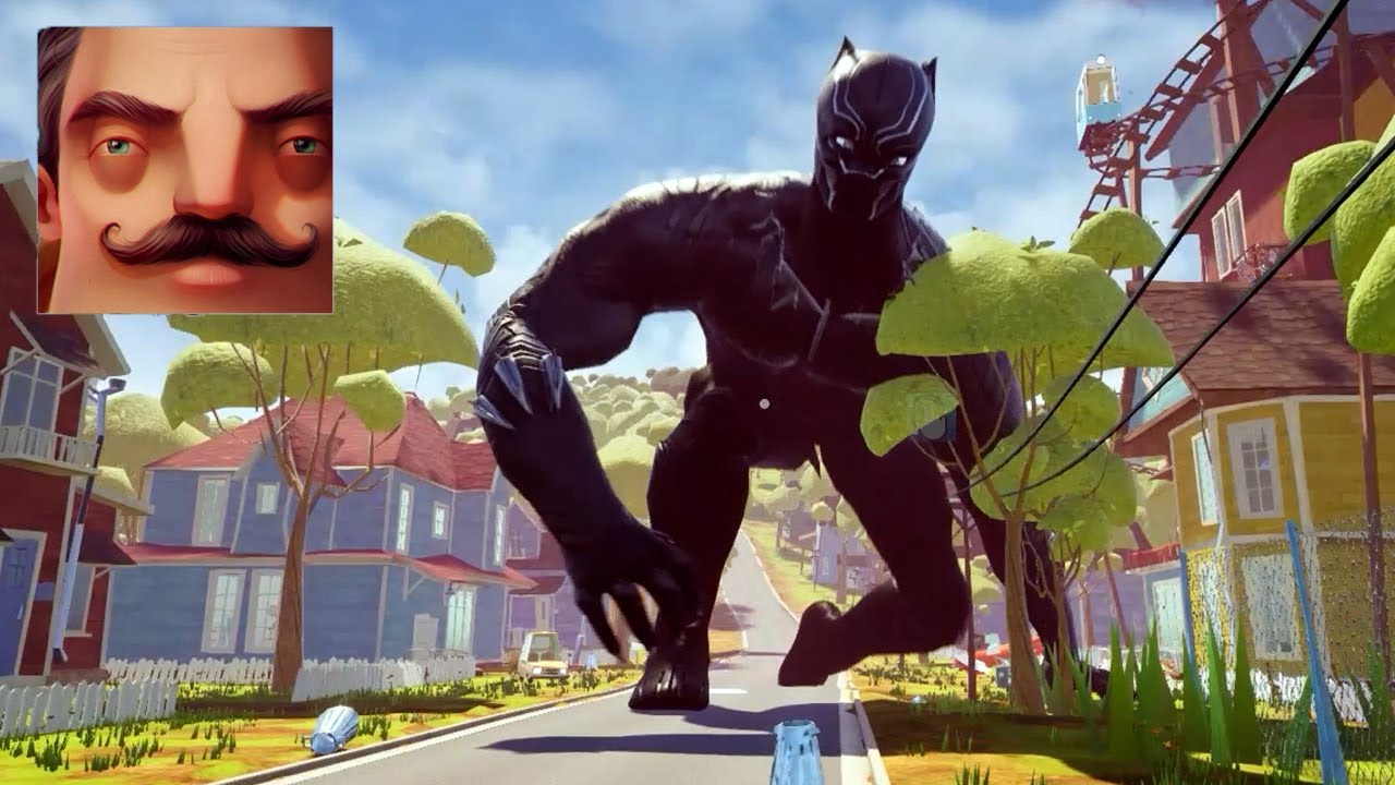 Hello Neighbor - New Neighbor Big Black Panther History Gameplay ...