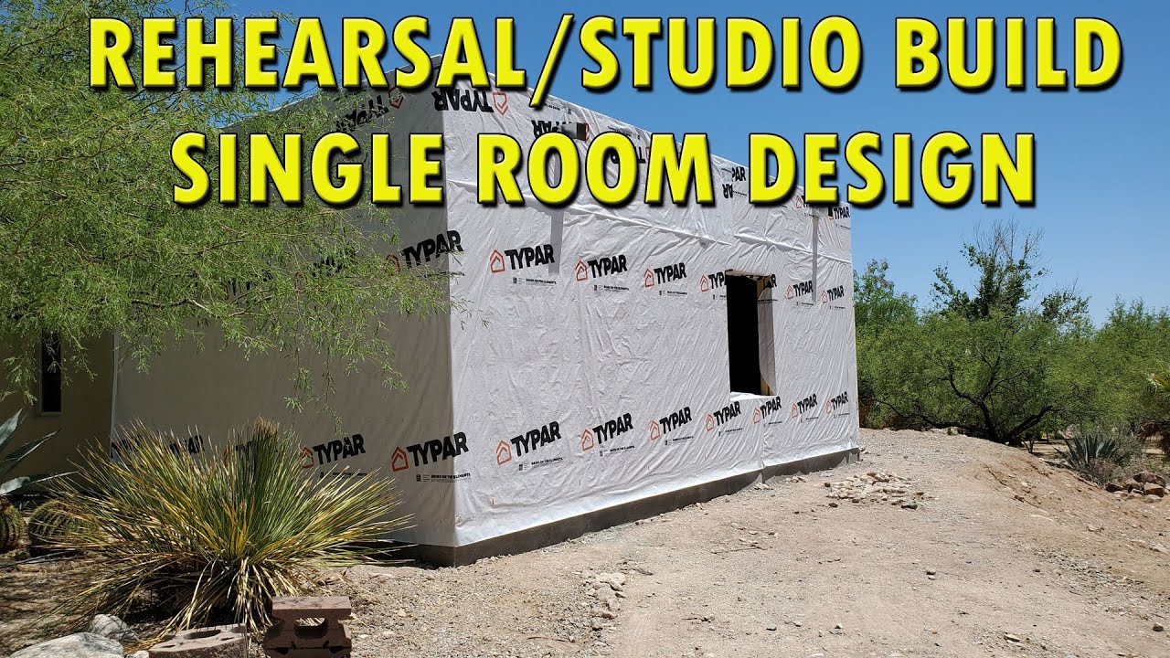 Rehearsal / Recording Studio Build - Single Room Design - YouTube