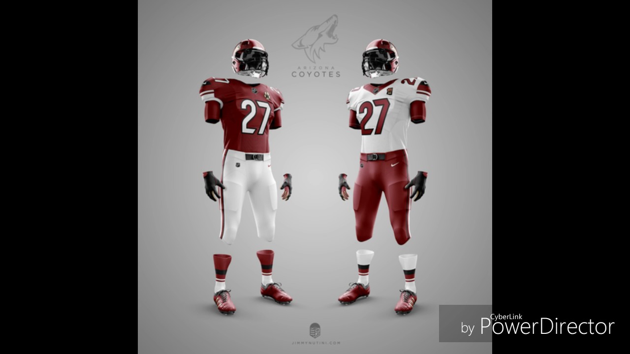 NHL/NFL Crossover Uniforms - YouTube