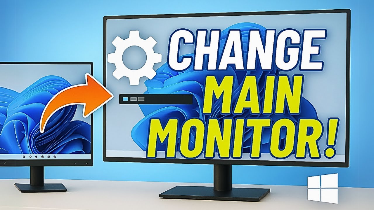 How to Change Your Primary Monitor in Windows 10 & 11 - YouTube