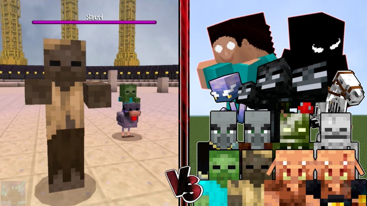 CAN HUSK and CHICKEN JOCKEY BEAT MINECRAFT? - YouTube