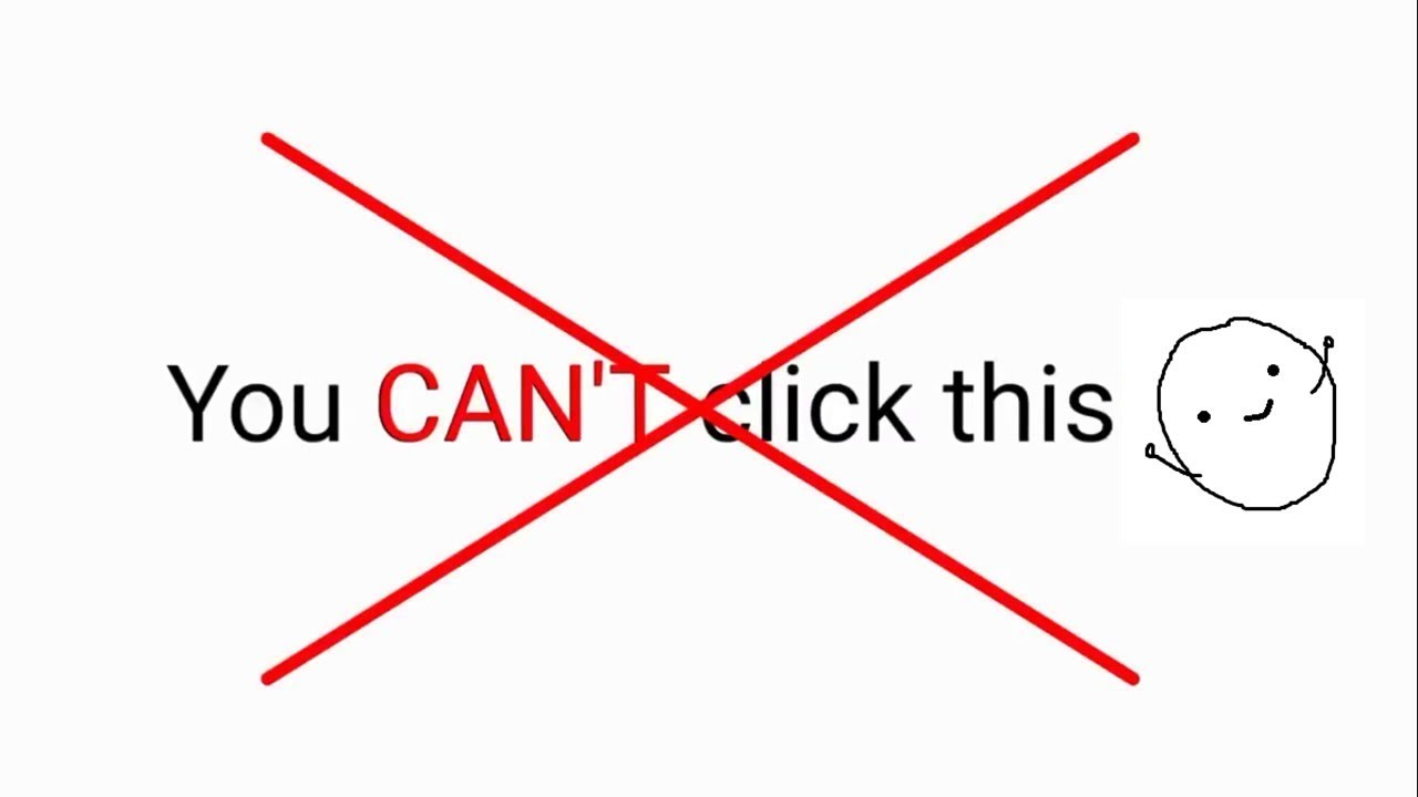 DO NOT CLICK ON THIS VIDEO ! - YouTube