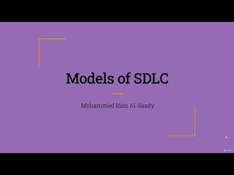 Section 8 - Lecture 47: Models of SDLC - YouTube