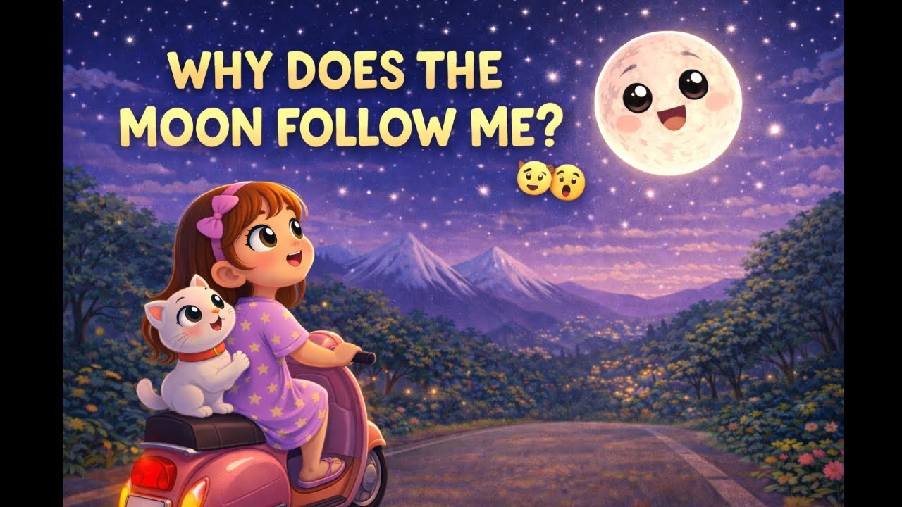 Why Does the Moon Follow Me? 🌙😲 - YouTube