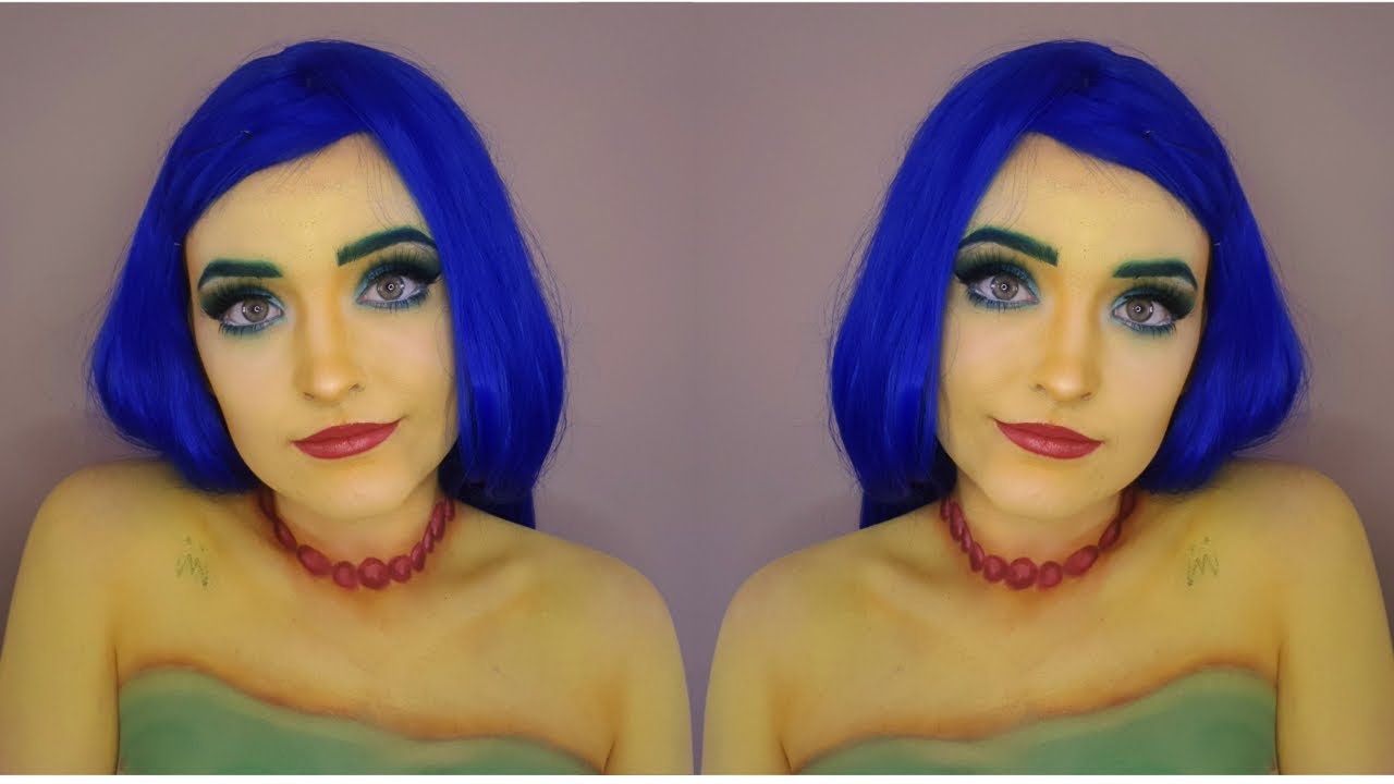 Marge Simpson Makeup Tutorial || Halloween 2020 - YouTube