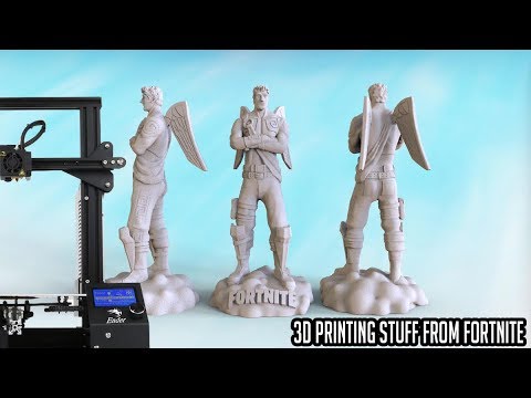 3D Printing Fortnite Characters & Items! (Best Budget Printer, Ender 3 ...