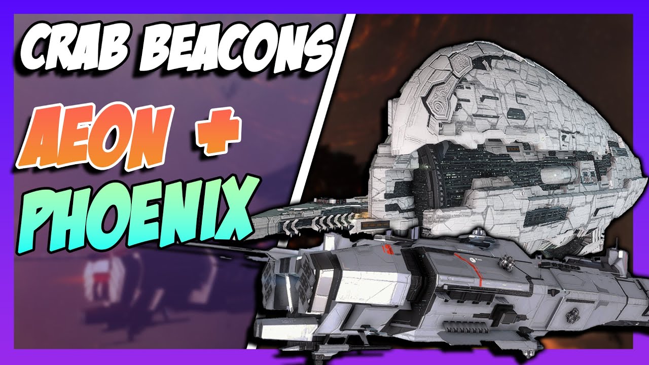 Aeon + Phoenix Running 6 CRAB Beacons, Worth It? - EVE Online - YouTube