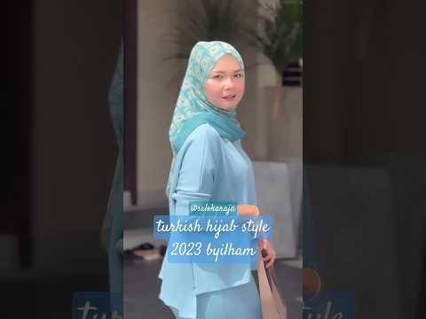 HIJAB AESTHETIC TUTORIAL / TURKISH HIJAB STYLE #jilbab #hijab #hijabdaily#hijabstyle #tutorialhijab