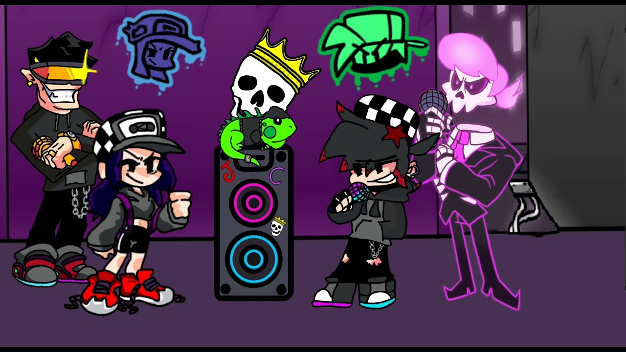 FNF HOT LINE 024 THUNDERSTORM-CASSETE GIRL & BF COVER - YouTube