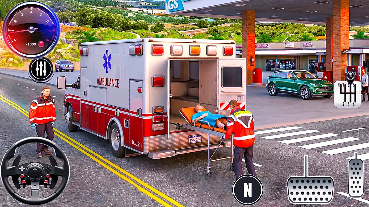 Us Ambulance Sim Driving Game 3D - Hospital Ambulance Simulator 3D ...