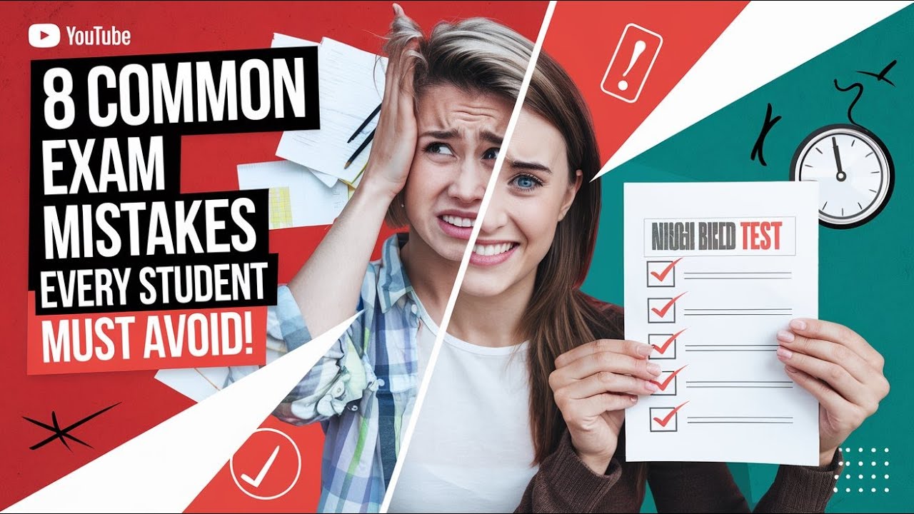 8 Common Exam Mistakes Every Student Must Avoid! 🚫 - YouTube