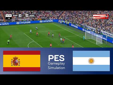 Final Spain vs Argentina - FIFA WORLD CUP 2026 | Full Match All Goals | eFootball Pes 21 Gameplay