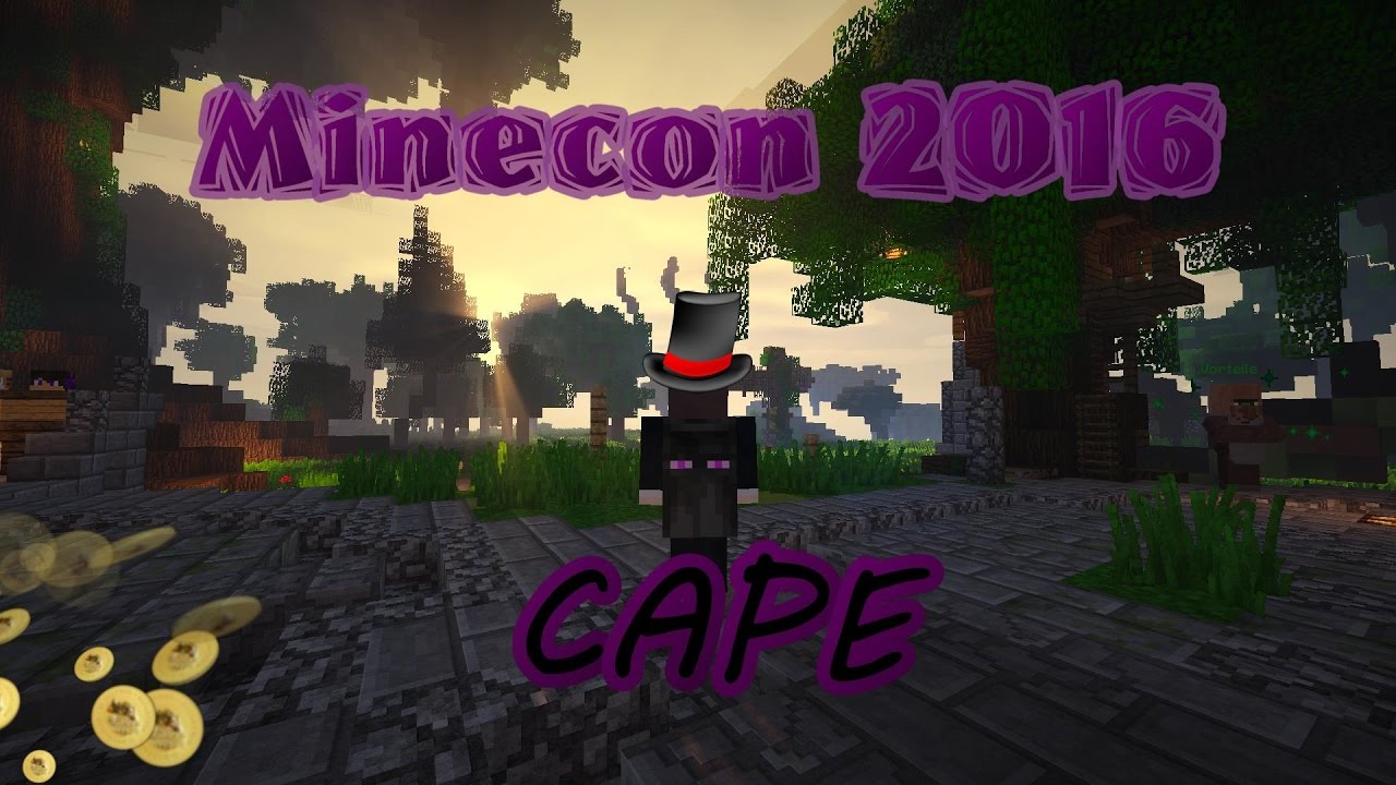 Das MINECON 2016 Cape! - YouTube