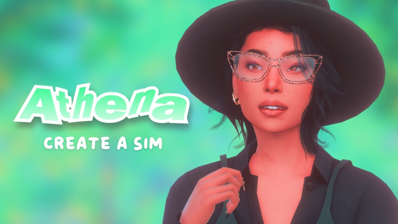 Athena CAS with CC LINKS⭐ | Sims 4 Create A Sim - YouTube