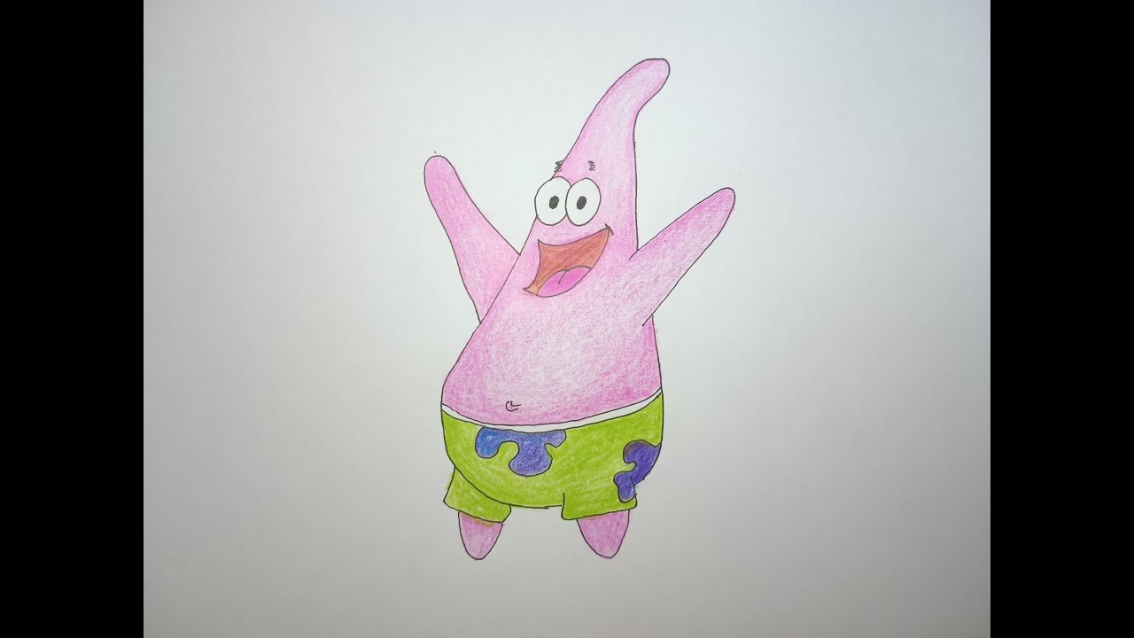 How to draw Patrick from SpongeBob - YouTube