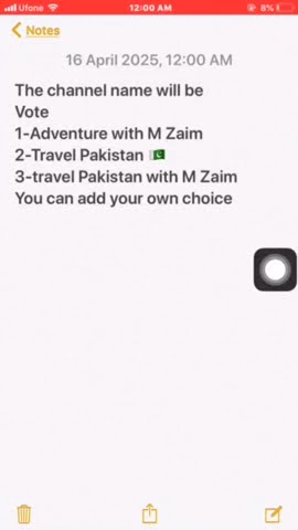 The channel name will be Vote 1-Adventure with M Zaim 2-Travel Pakistan 🇵🇰 3-travel Pakistan wi ...