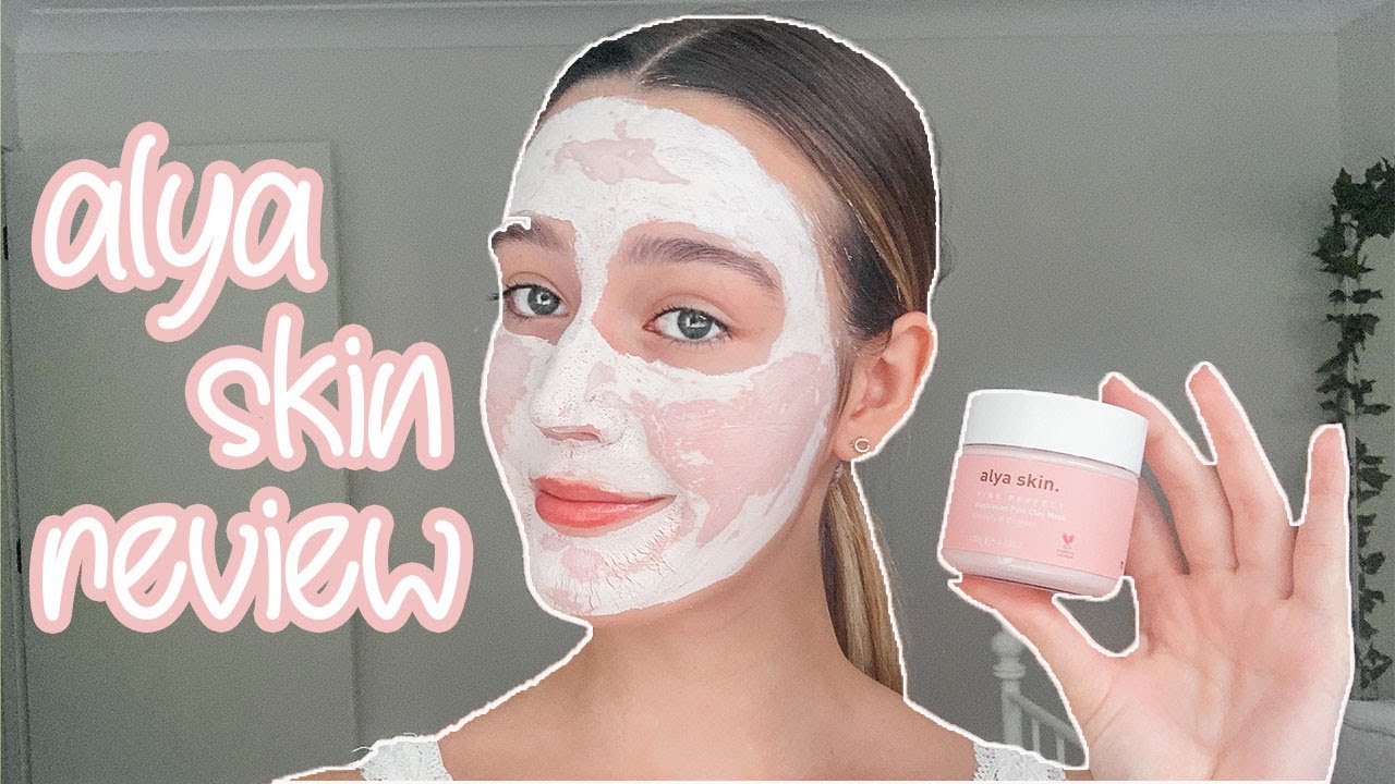 alya skin review + demo (pink clay face mask) - YouTube