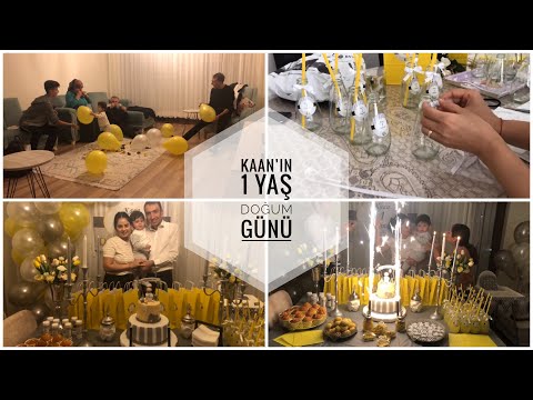 KAAN’IN 1 YAŞ DOĞUM GÜNÜ // FİLLİ KONSEPT DOĞUM GÜNÜ //ORGANİZASYON FİKİRLERİ// KENDİN YAP #birthday