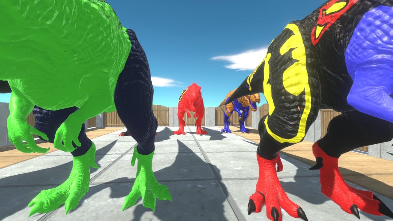 Superheroes Tyrannosaurus Dc Marvel Speed Race Championship Hunting ...