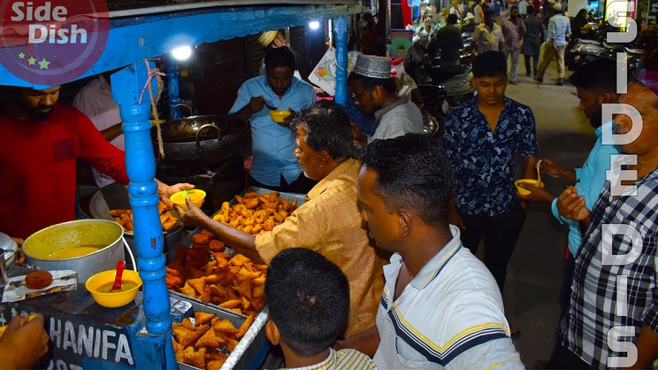 mutton samosa | nonbu kanji | hanifa samosa stall | mutton samosa ...
