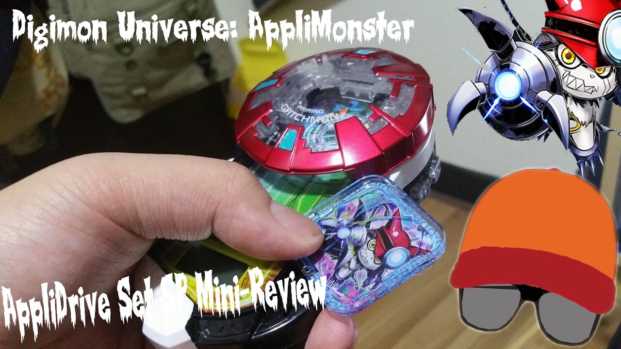 Digimon Universe Applimonster AppliDrive Set Sp Mini Review - YouTube