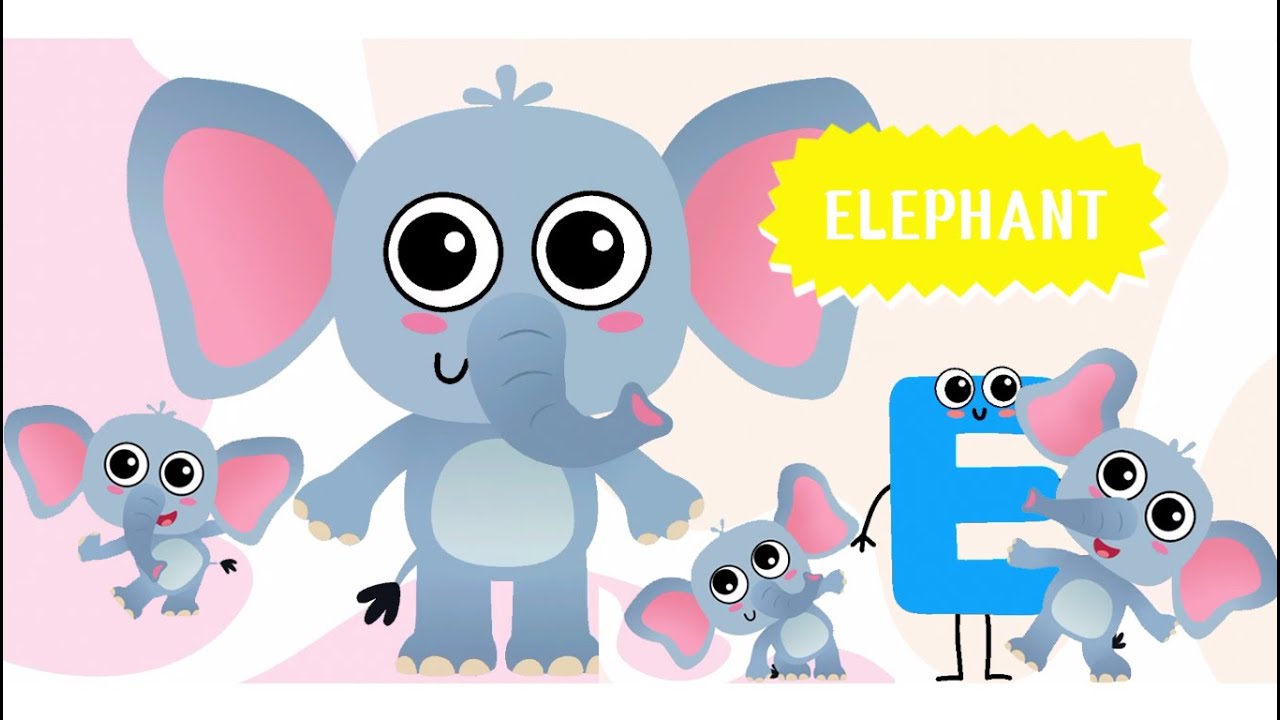 Bini ABC Reading Academy - Letter E - ELEPHANT, ELK, EXCAVATOR, EAT ...