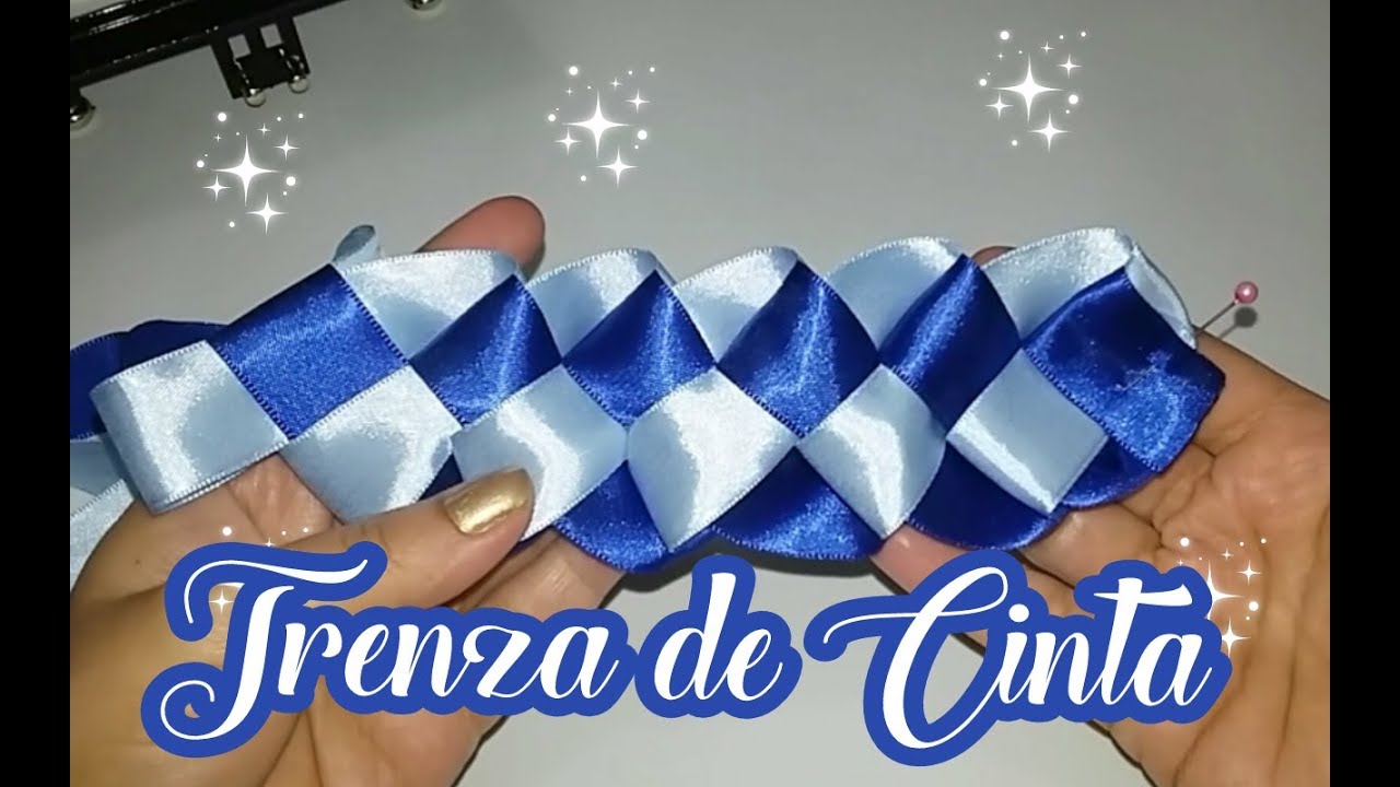 Como hacer Trenzas con Cintas paso a paso Trenzas con cinta - YouTube