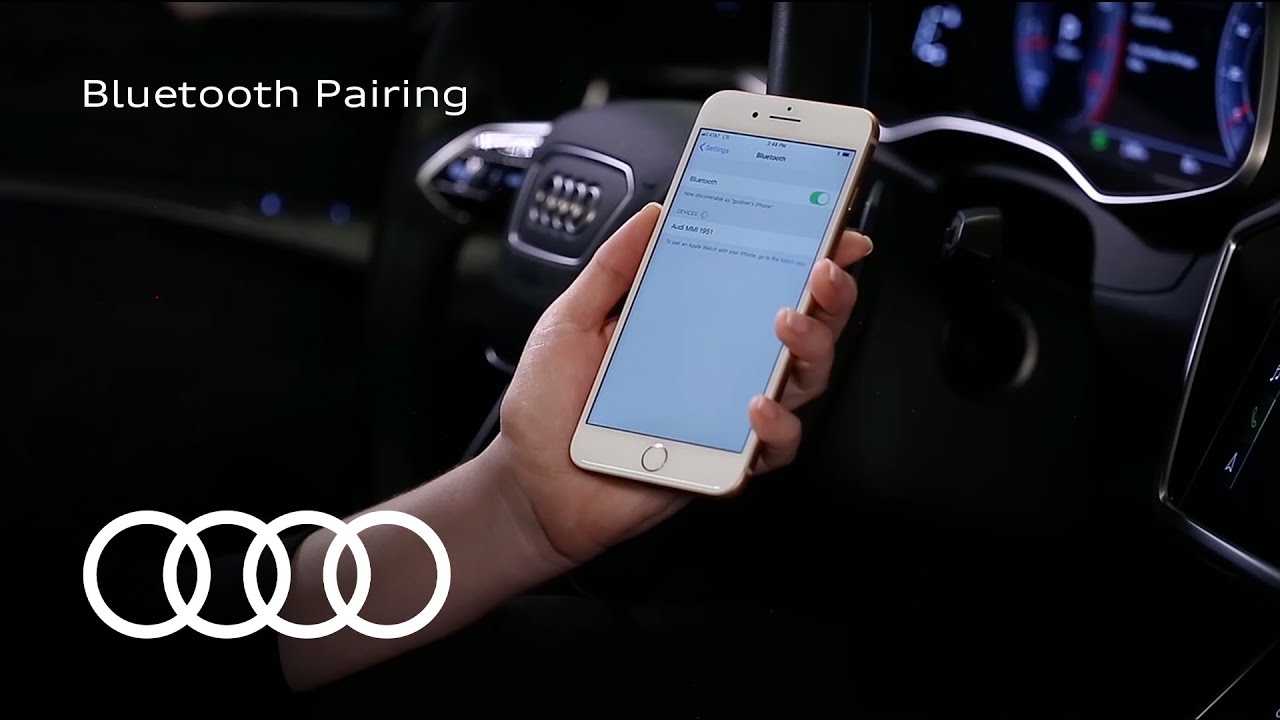 Audi Tech Tutorial: Bluetooth Pairing - YouTube