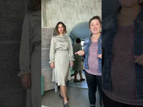 Annapolis Satin Midi Skirt Fit Video
