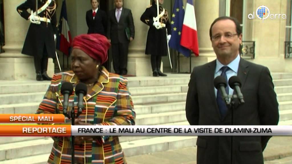 France: Le Mali au centre de la visite de Dlamini-Zuma - YouTube