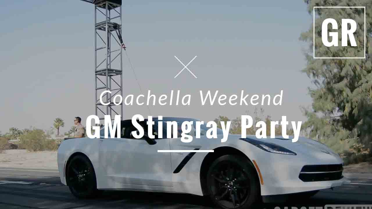 Corvette Stingray Desert Pool Party at the Bootsy Bellows Coachella ...