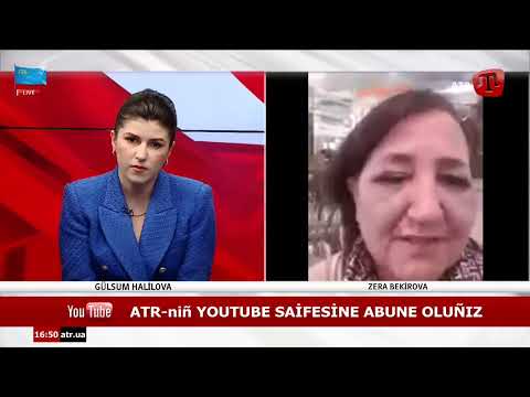Kırım Tatar Aydını Zera BEKİROVA Hanımefendi Kırım Tatar Türkçesi'ni Anlatıyor