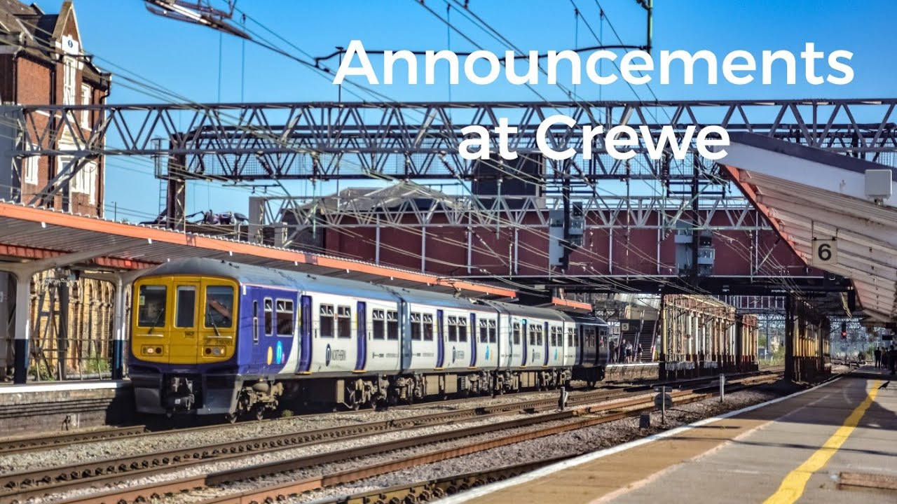 Announcements at: Crewe (2022) - YouTube