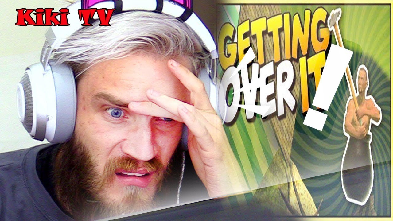 Pewdiepie can't play game GETTING OVER IT - [ Compilation funny ] - YouTube