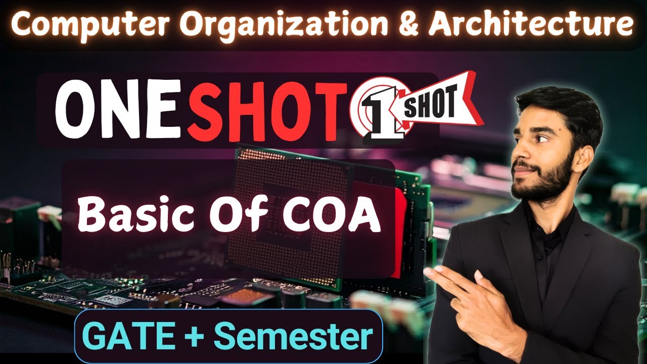 One Shot || Basic of COA || Computer Organization and Architecture ...