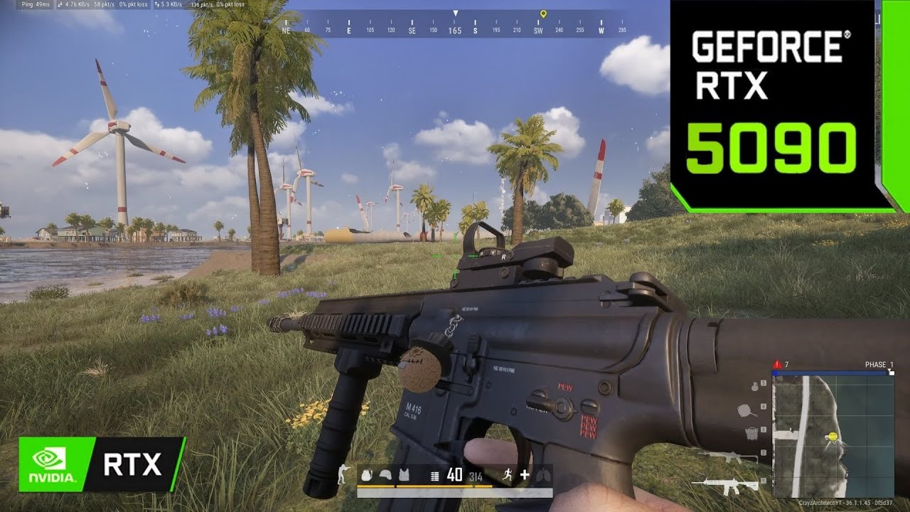 PUBG : RTX 5090 - i9 14900K - 128GB RAM ( 4K Maximum Settings Gameplay ...