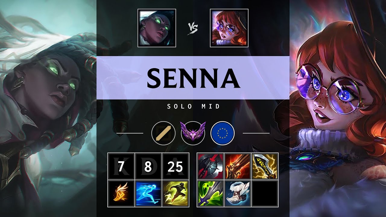 Senna Mid vs Aurora - EUW Master Patch 25.20 - YouTube