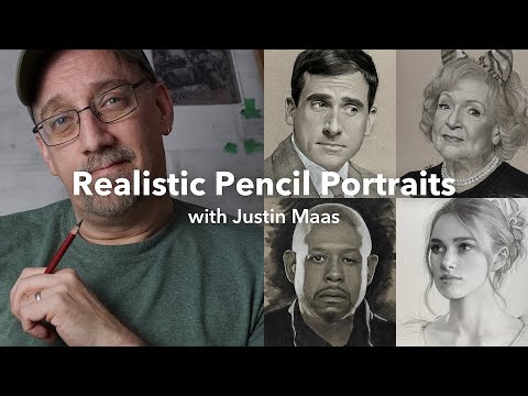 Realistic Pencil Portraits with Justin Maas - YouTube