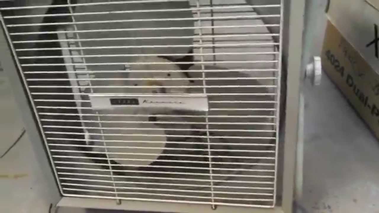 Kenmore 12" box/stand/floor fan model 758.80874 - YouTube