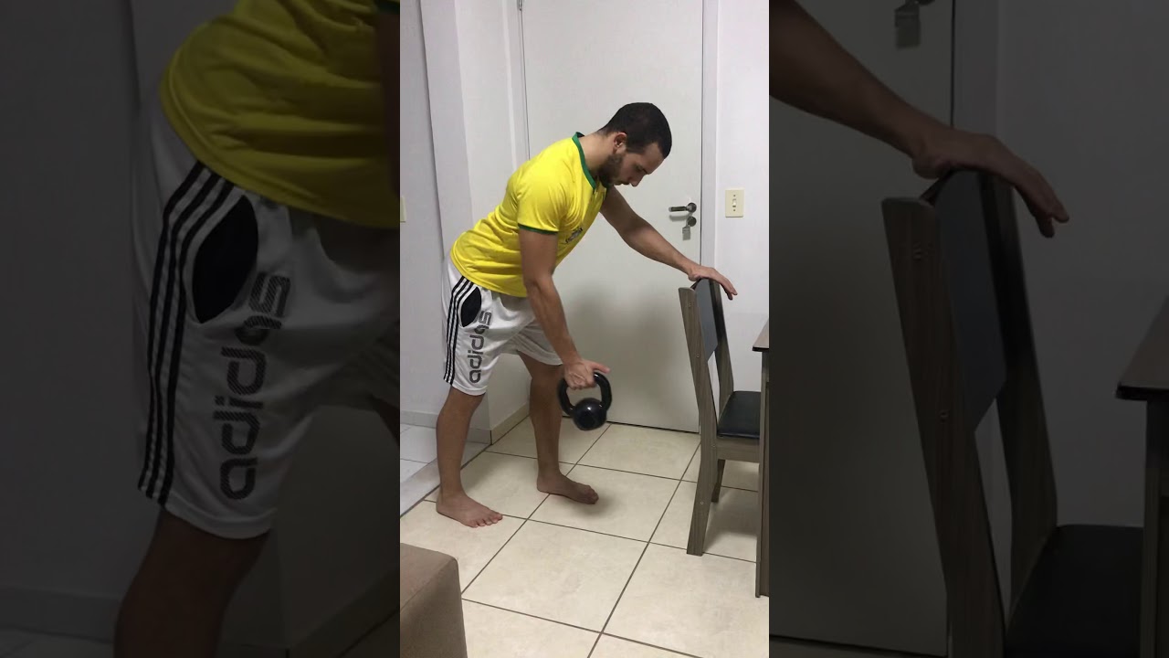 Remada unilateral com kettlebell - YouTube