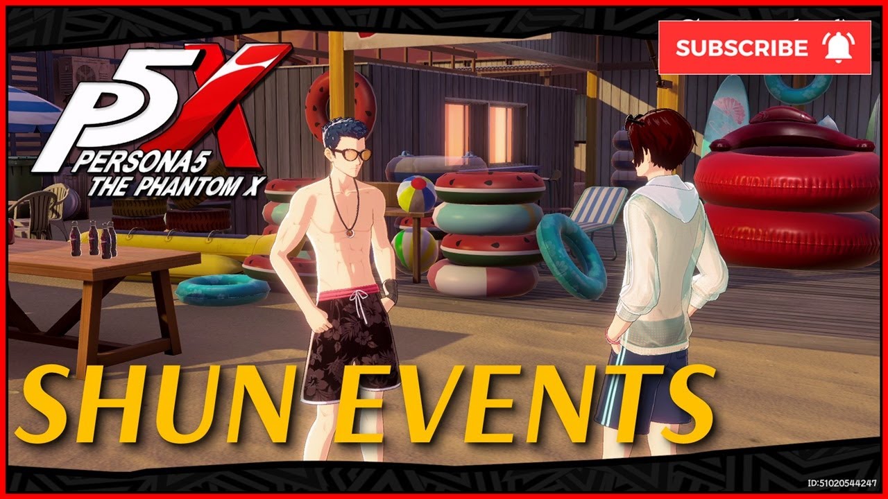 All Shun Kanou Summer Intimate Dates | Persona 5: Phantom X 2.1 ...