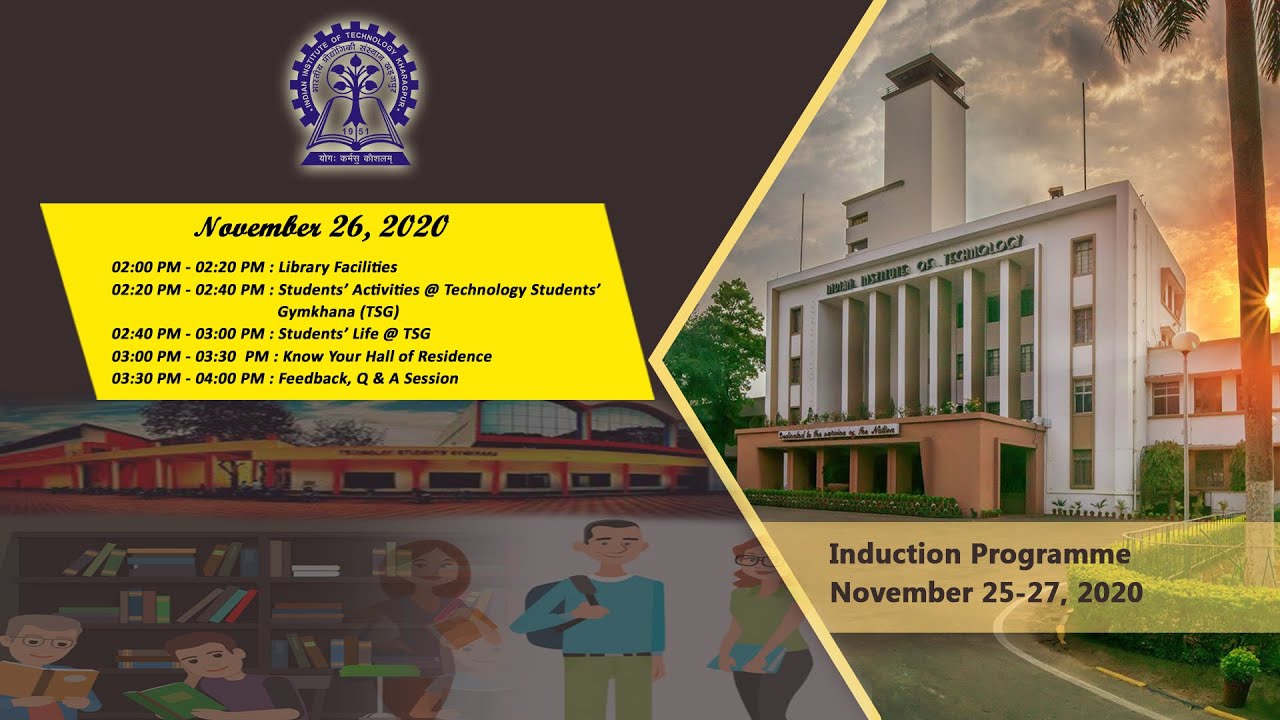 Welcome Address and Induction Program 2020-2021 (26 November, Afternoon ...