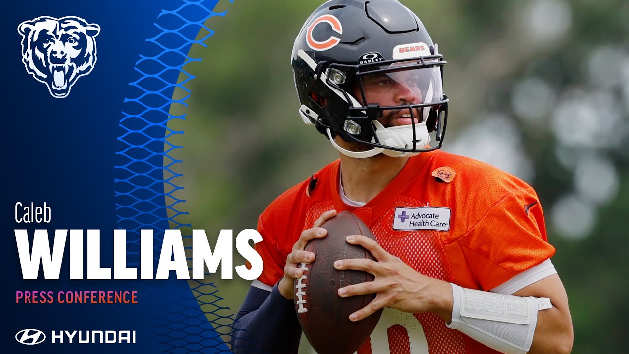 Caleb Williams talks Rome Odunze, Shane Waldron | Chicago Bears - YouTube